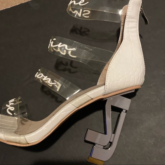 Shane Justin | Shoes | Shane Justin Fashion Logo Sj Heels | Poshmark